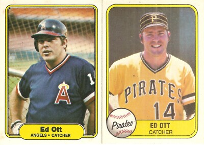 2 DIFFERENT BASEBALL CARD LOT OF ED OTT 140 | eBay