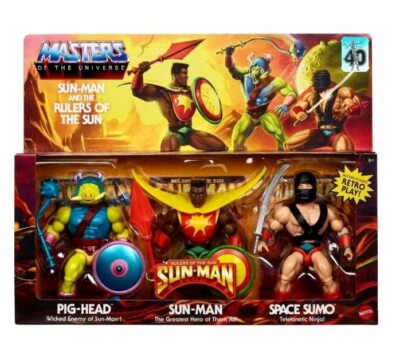 NEW MOTU Sun-Man and the Rulers of the Sun Action Figure 3pk Exclusive ...