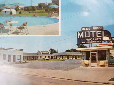 Blue Ridge Motel Southern Hospitality Postcard P1B | eBay