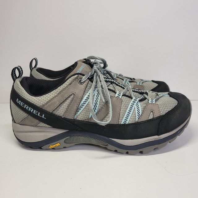 Merrell Womens Siren Sport 3 Gray Blue Hiking Shoes Sneaker Size 7 ...