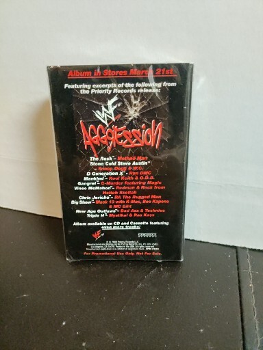 NEW WWF Aggression Cassette Tape Snoop ODB Run DMC Redman Ice T ...