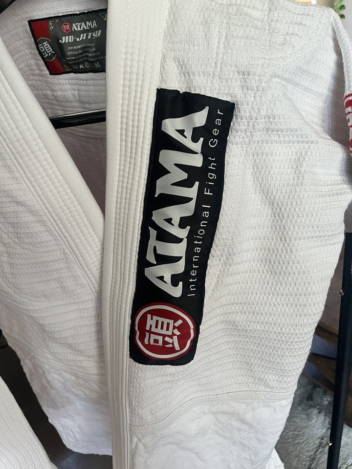 Atama Gold Pearl Weave Brazilian Jiu Jitsu Gi White Men’s A2 | eBay