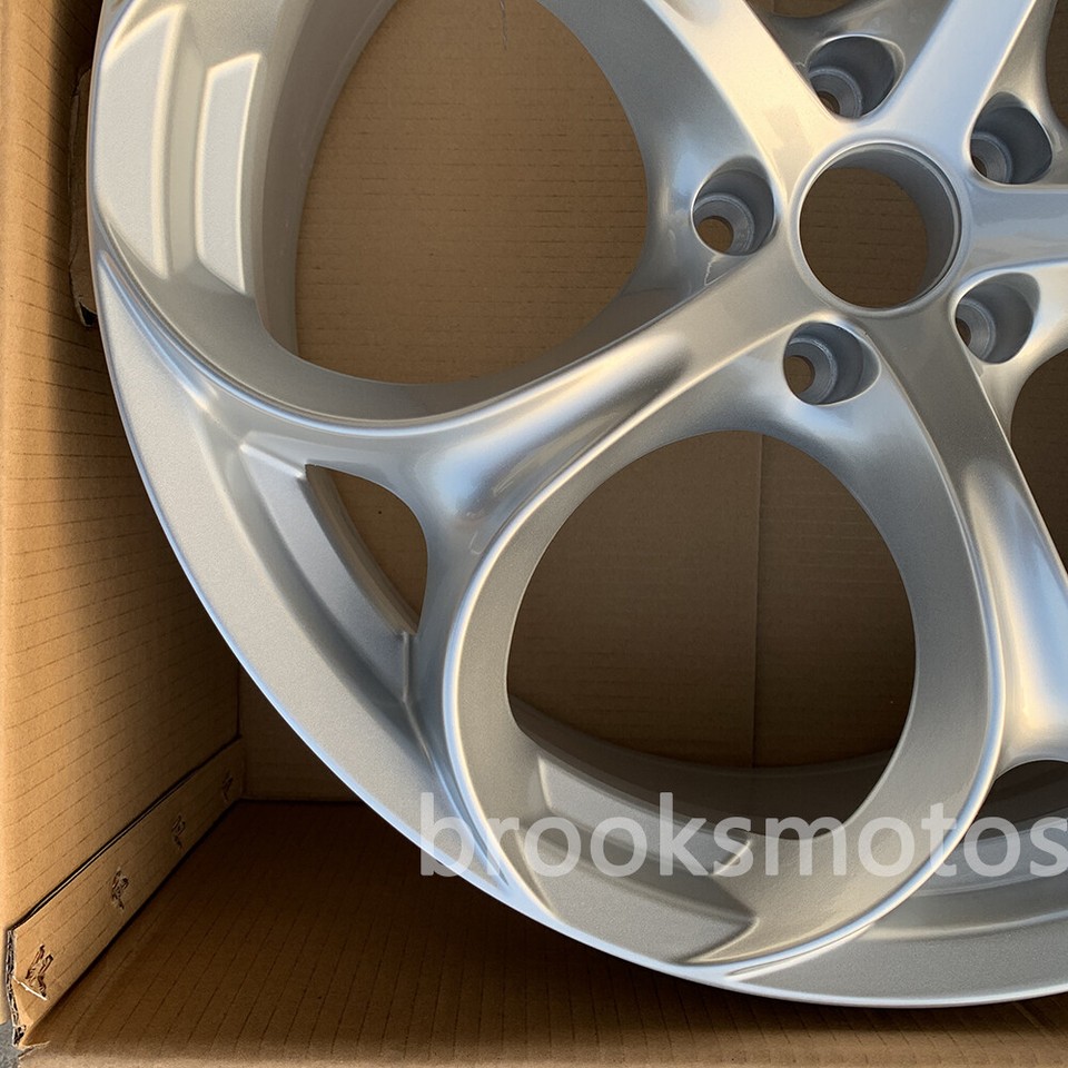 FOR ALFA ROMEO GIULIA 19" HYPER SILVER STAGGERED STYLE WHEELS RIMS 19X8 ...