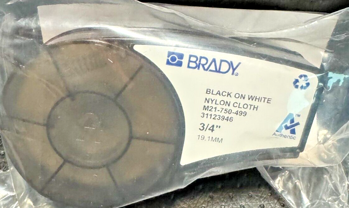 Brady M21-750-499 Aggressive Adhesive Multi-Purpose Nylon Labels with ...