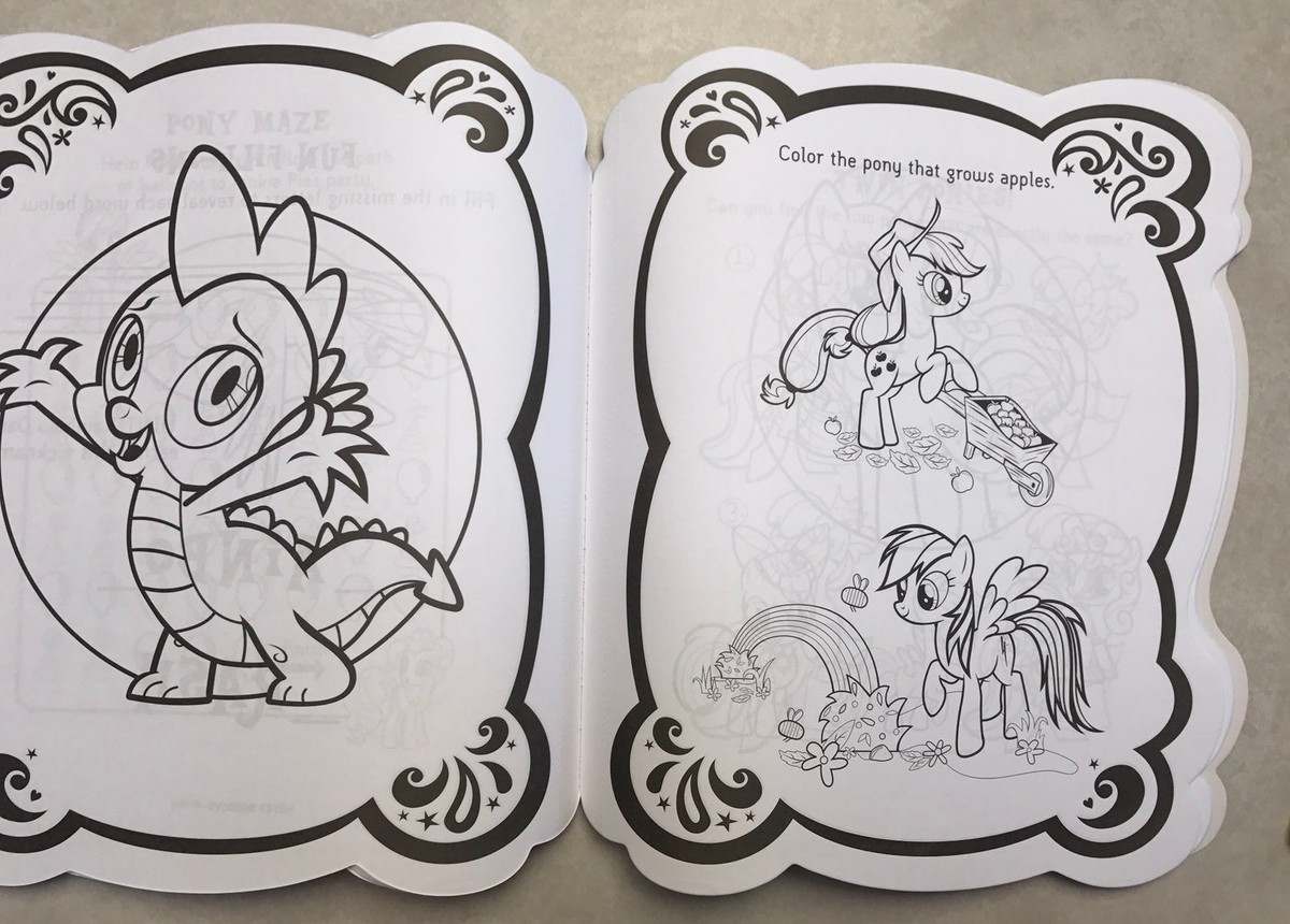 My Little Pony Coloring Pages Spike The Dog