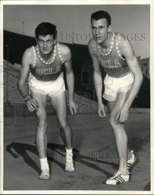 Press Photo UCLA track runners Geoff Pyne & Bob Day - pix12106 | eBay