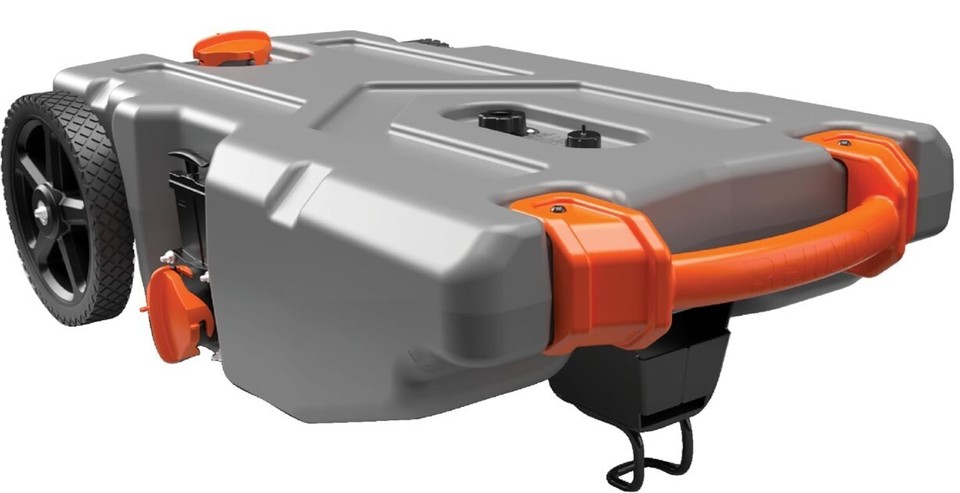 Portable RV Camper Waste Tote Tank 36 Gallon Septic Holding Sewer Dump ...