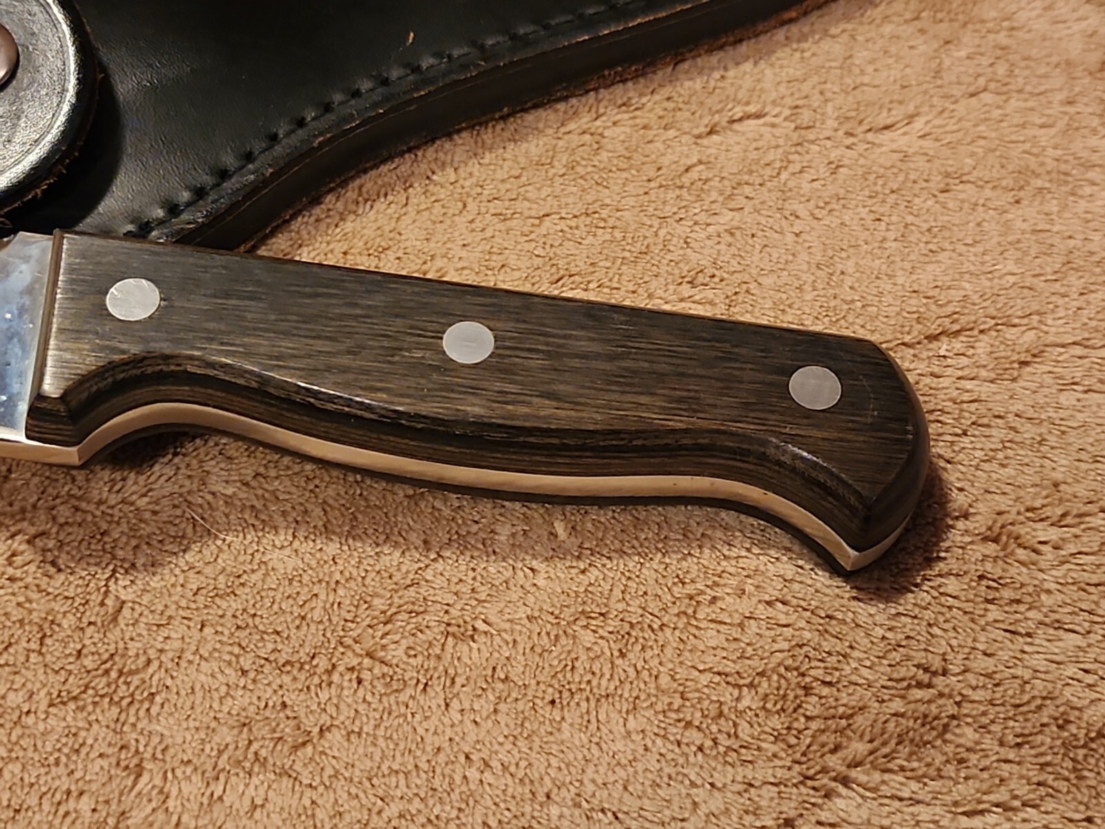 Vintage Deerslayer ROMO Fixed Blade Knife J-425 w/Leather Sheath | eBay