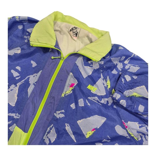 VTG Nike Elite Windbreaker Track Jacket Lined Oversized Full Zip Women ...