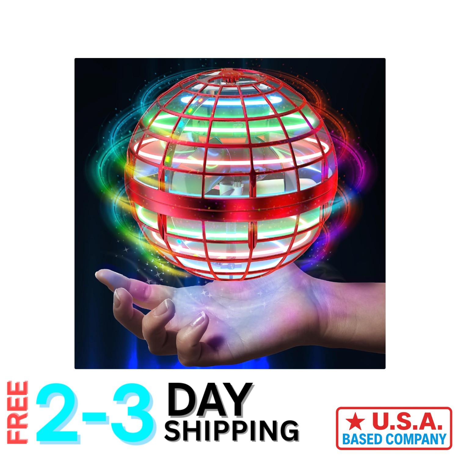 Cool USB Charging Flying Orb Ball - Ideal Novelty Gift for Birthdays ...
