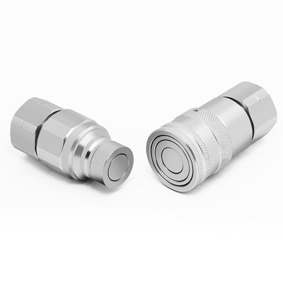 No Spillage Hydraulic Couplings Flat Face Design Easy to Clean Multiple ...