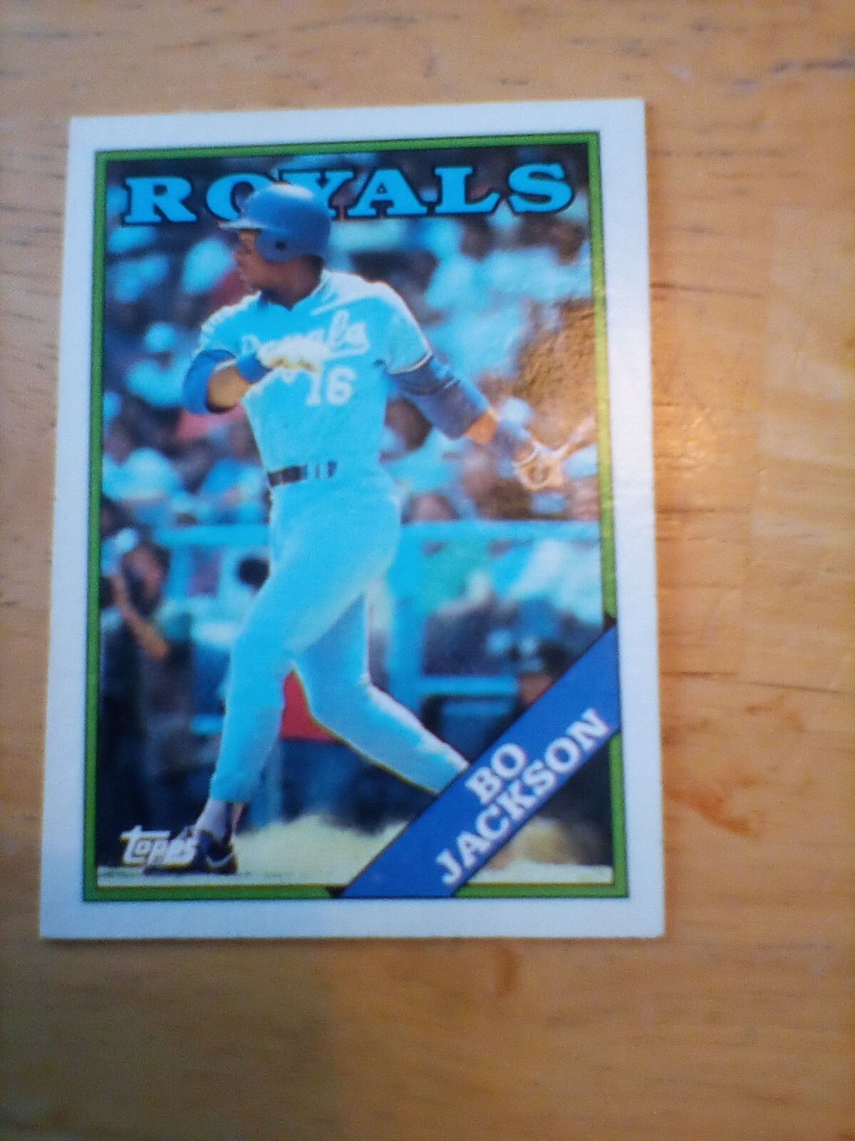 "ULTRA RARE ERROR" 1988 Topps Bo Jackson misaligned card, print dots ...