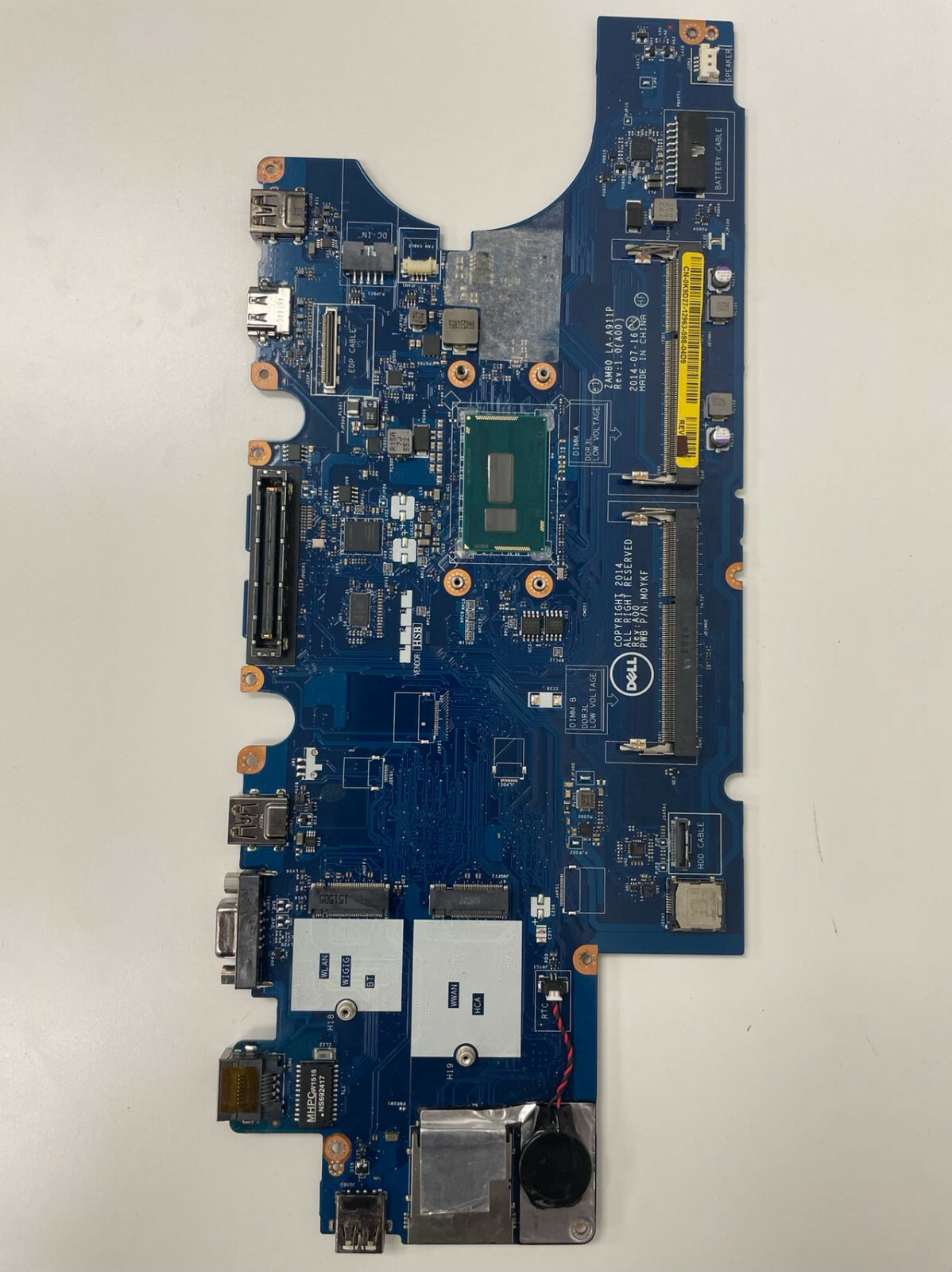 Dell Latitude E5550 Intel i7-5600U 2.6GHz Laptop Motherboard LA-A911P ...