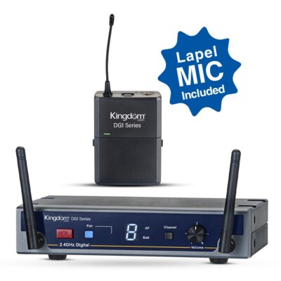Kingdom Digital Lapel Mic System DG1 Series | eBay