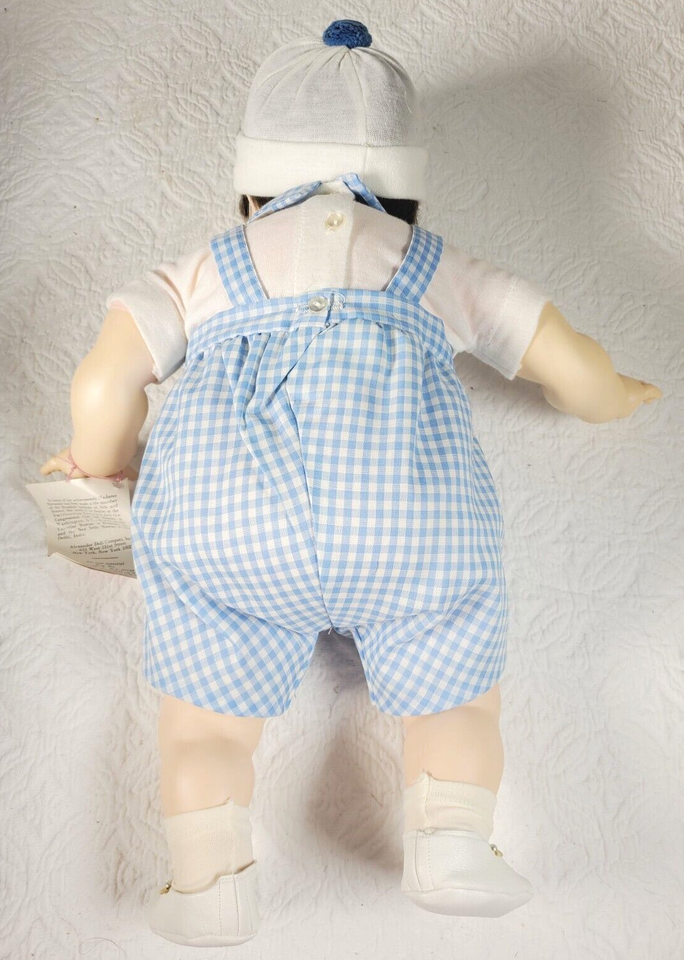 VTG NEW MADAME ALEXANDER BABY BROTHER BRUNETTE 18" Baby Vinyl DOLL ...