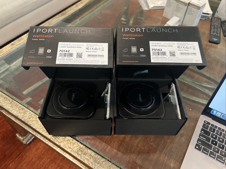 IPORT Launchport Wall Station Black 70142 (2 pcs) | eBay