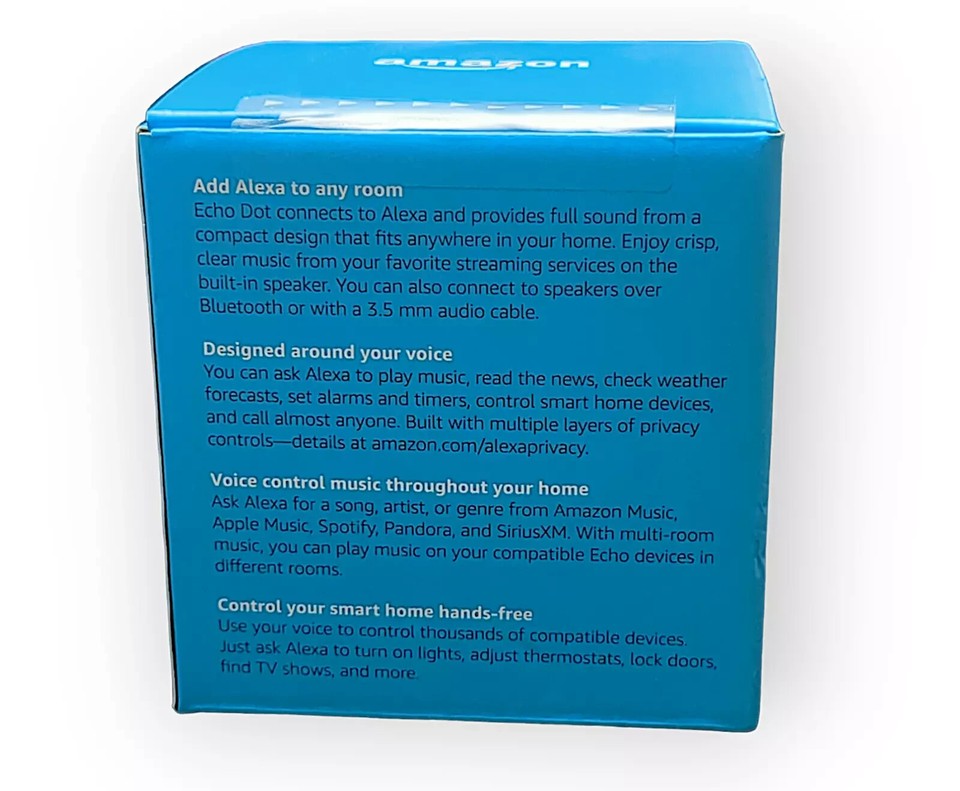 Amazon Echo Dot 3rd Generation w/ Alexa Voice Media Device with Alexa ...