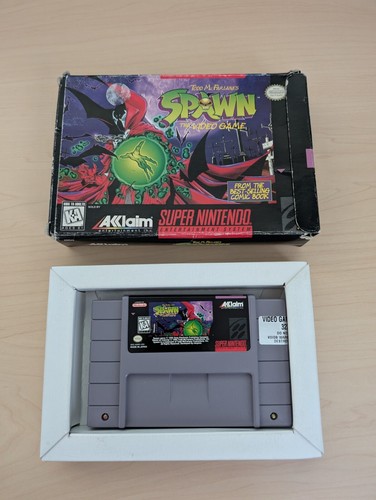 Todd McFarlane's Spawn - Super Nintendo SNES - Cart & Box Only - NO MANUAL | eBay