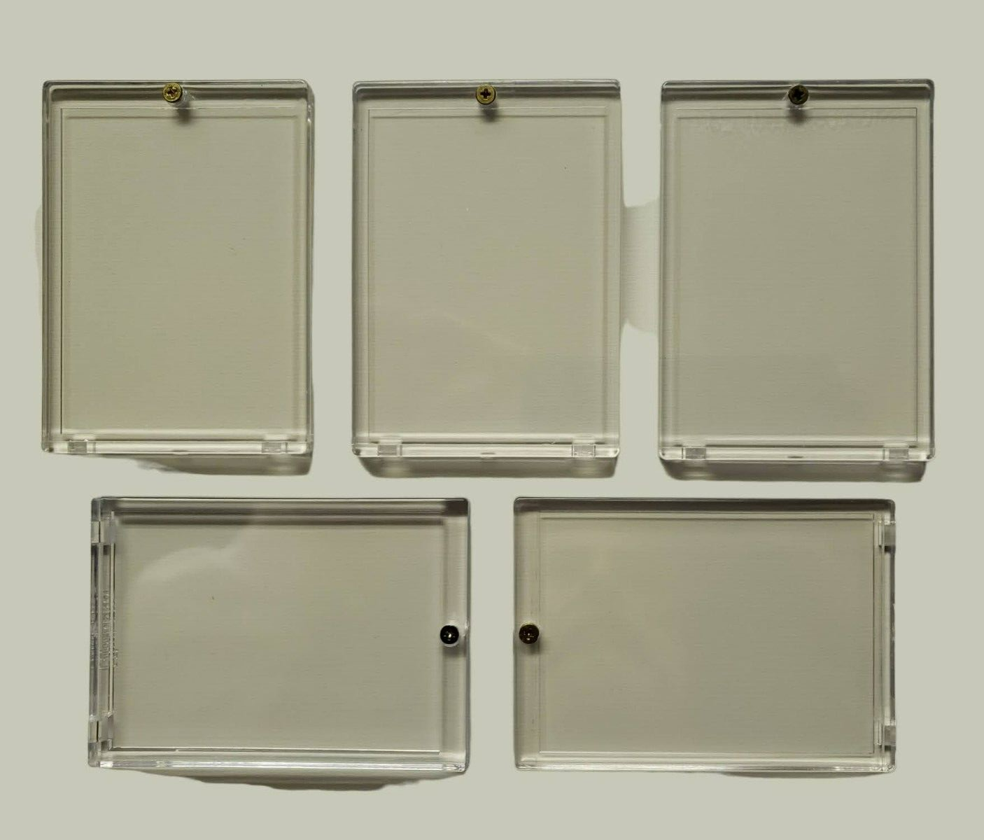 10X Ultra Pro 1-Screw Screw-down Recessed Trading Sports Card Holder ...