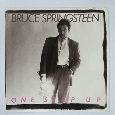 BRUCE SPRINGSTEEN One Step Up / Roulette 3807726 7" 45rpm Vinyl VG+ PS ...