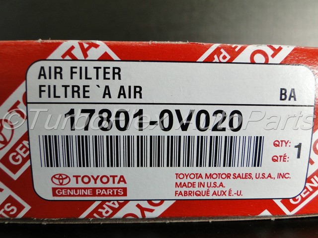 Toyota Rav4 2013-2017 Air Filter Genuine OEM 17801-0v020 for sale ...
