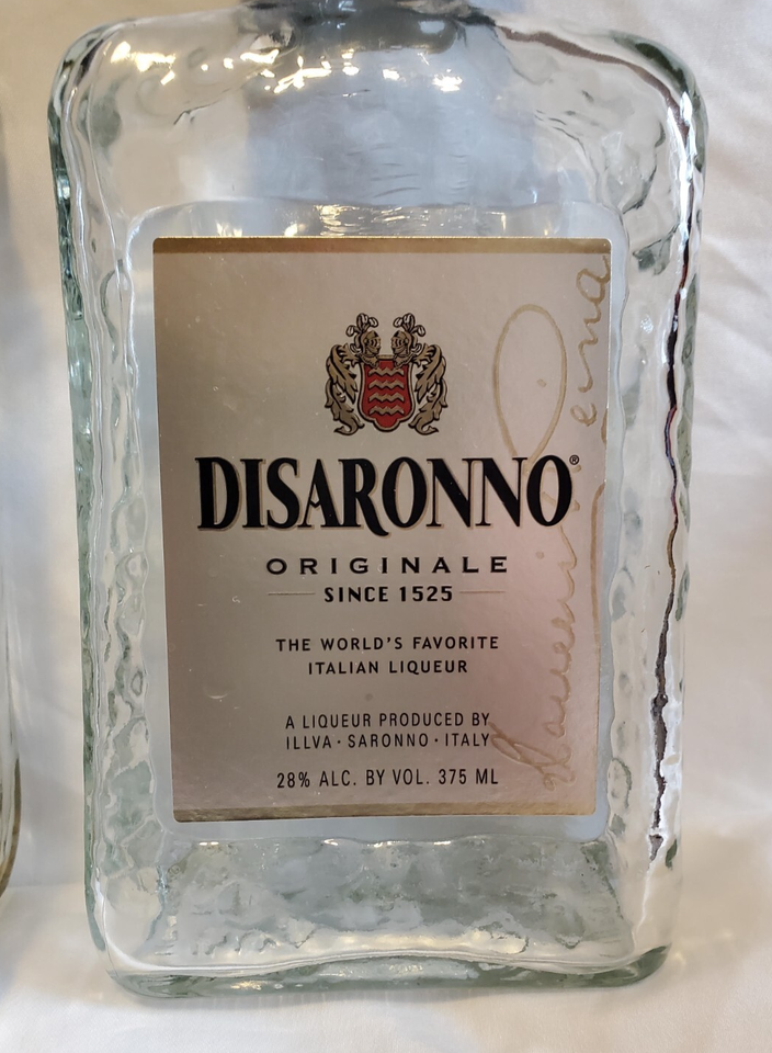 DISARONNO 3 Glass Bottles - Amaretto Italian Liqueur (1) 750ML and (2 ...
