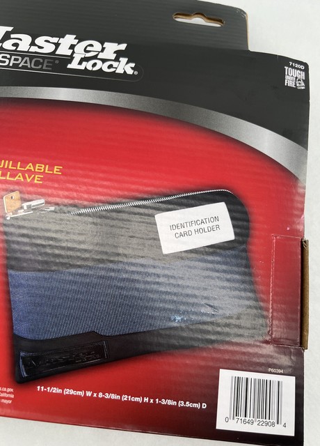 Master Lock 7120D Locking Security Bag - Blue for sale online | eBay