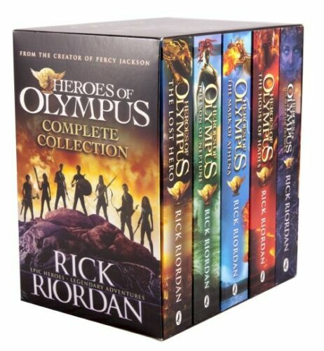 Heroes of Olympus 5 Books Complete Collection Gift Boxed Set by Rick ...