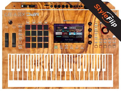 MPC Key 37 Standalone Skin | Wood #6 | Protective Decal | StyleFlip ...
