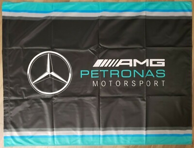 MERCEDES-AMG PETRONAS F1 MOTORSPORT FLAG OEM 2019-2020 GREEN | DEALER ...
