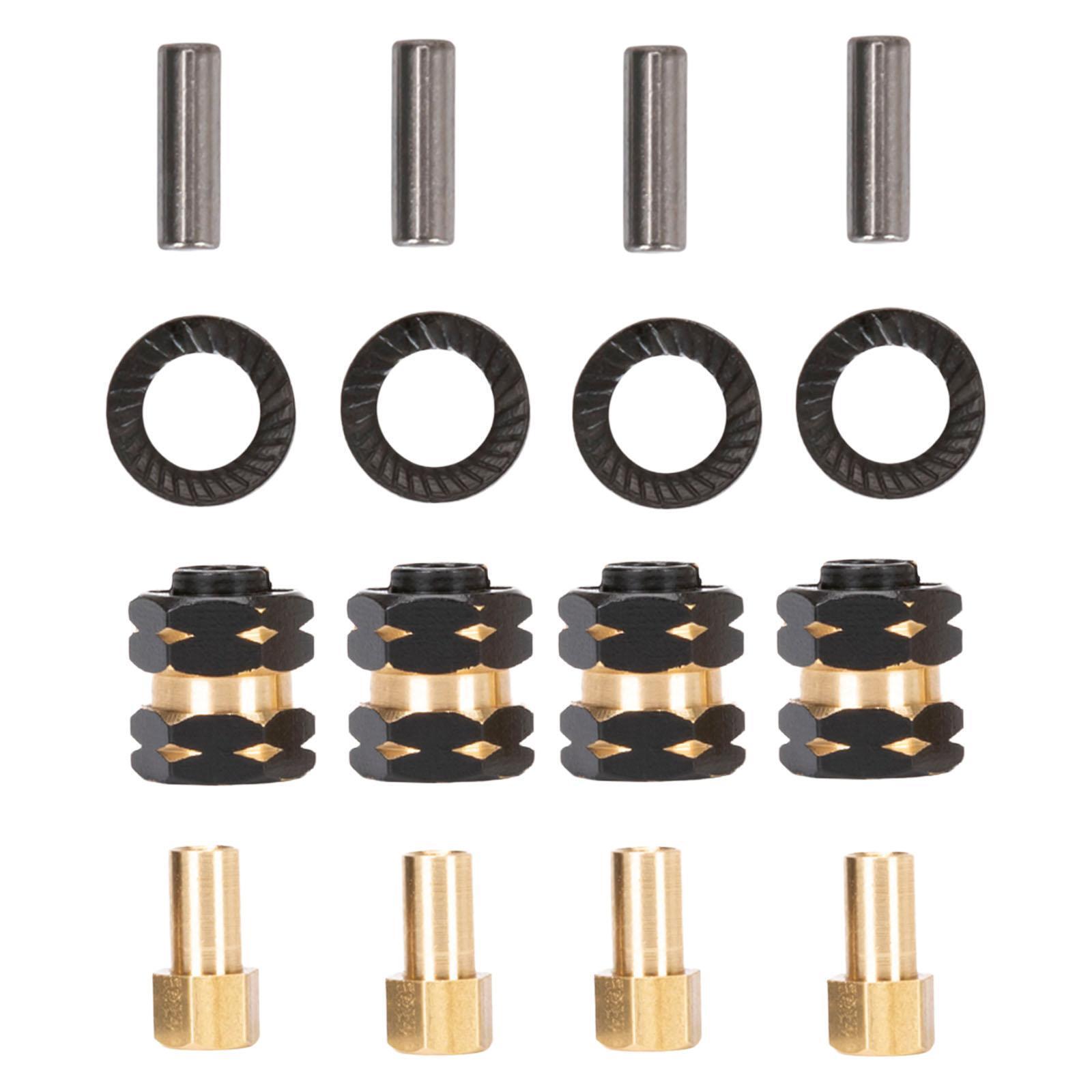 4x RC Hex Hub RC Wheel Spacers for Axial SCX24 1/24 RC Crawler DIY ...