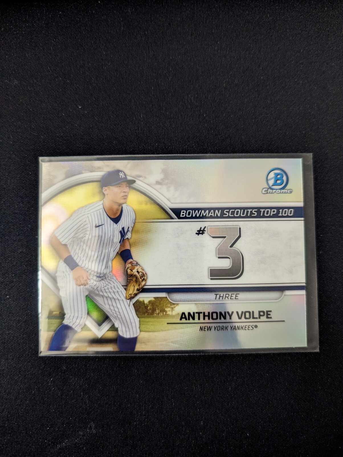 2023 Bowman Chrome Anthony Volpe Scouts Top 100 Rookie Card RC #BTP-3 ...