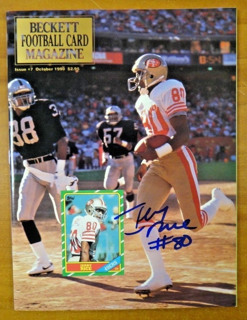 Jerry Rice Autographed Memorabilia | Signed Photo, Jersey, Collectibles ...