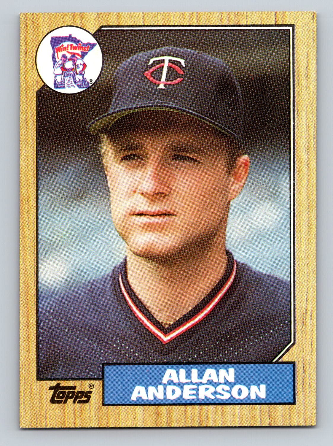 1987 Topps Baseball #336 Allan Anderson Minnesota Twins | eBay