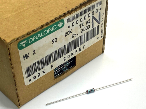 10pcs - DRALORIC MK2 20K 0.6W 1% Resistor | eBay