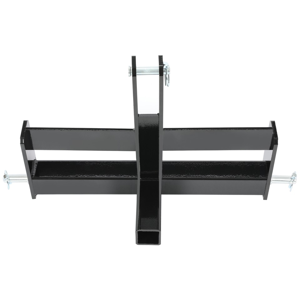 3 Point 2" Receiver Hitch Drawbar W/Suitcase Weight Brackets for CAT 1 ...