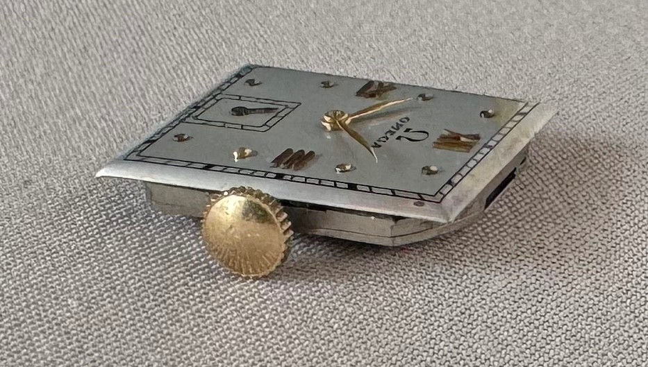 OMEGA 17 Jewel Watch Dial & Movement Only For Parts Repairs or ...