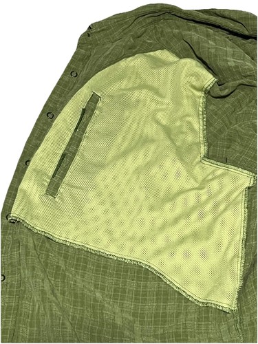 511 Tactical Shirt Mens Large Green Covert Snap Rapid Draw Concealed ...