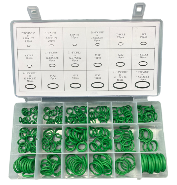 270 PIECE AIRCON AIR CONDITIONING O RING SEAL KIT RUBBER AIR CON *NEW ...