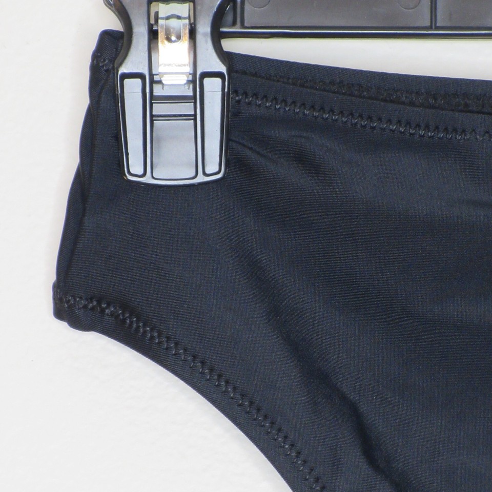 NWT Relleciga Women's High Cut High Waisted Bikini Bottom Black S B6 | eBay