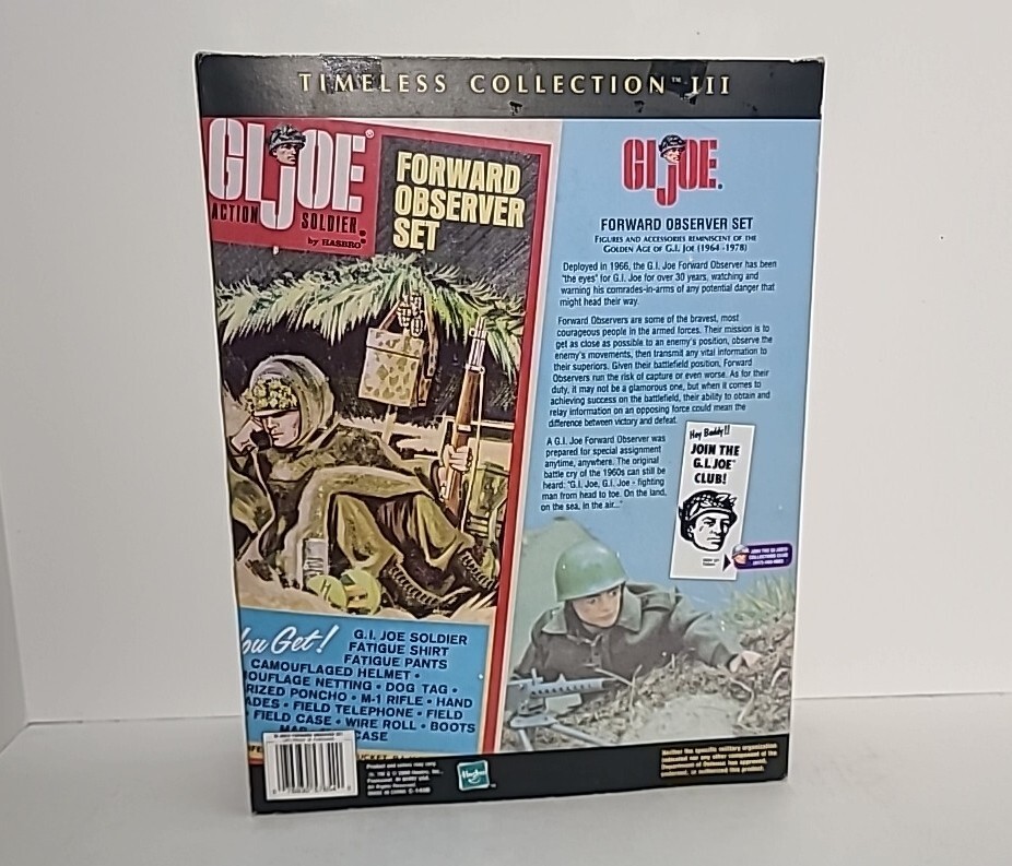GI Joe FORWARD OBSERVER SET 2000 Timeless Collection 12" Action Figure ...