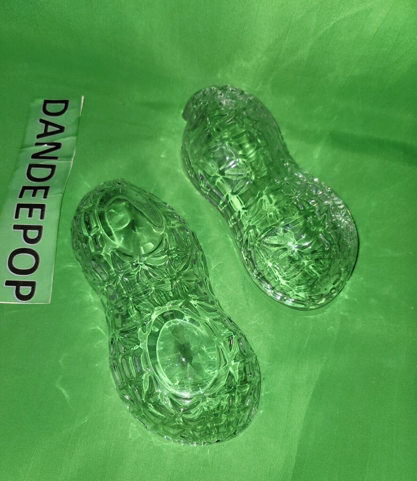 Vintage 3D Crystal Covered Peanut Container Serenade Candy Dish ...