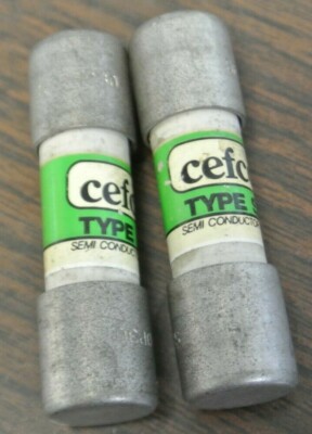 LOT of 2 / CEFCO SF50P30 TYPE SF SEMICONDUCTOR FUSE / 30A / 500V | eBay