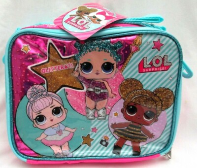 LOL SURPRISE 3 CHARACTER 9.5" INSULATED LUNCH BOX LUNCH BAG-BRAND NEW ...