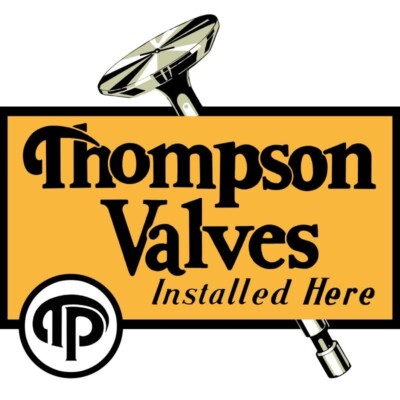 Thompson Valves Installed Here NEW Sign 40" Wide Diecut USA STEEL | eBay