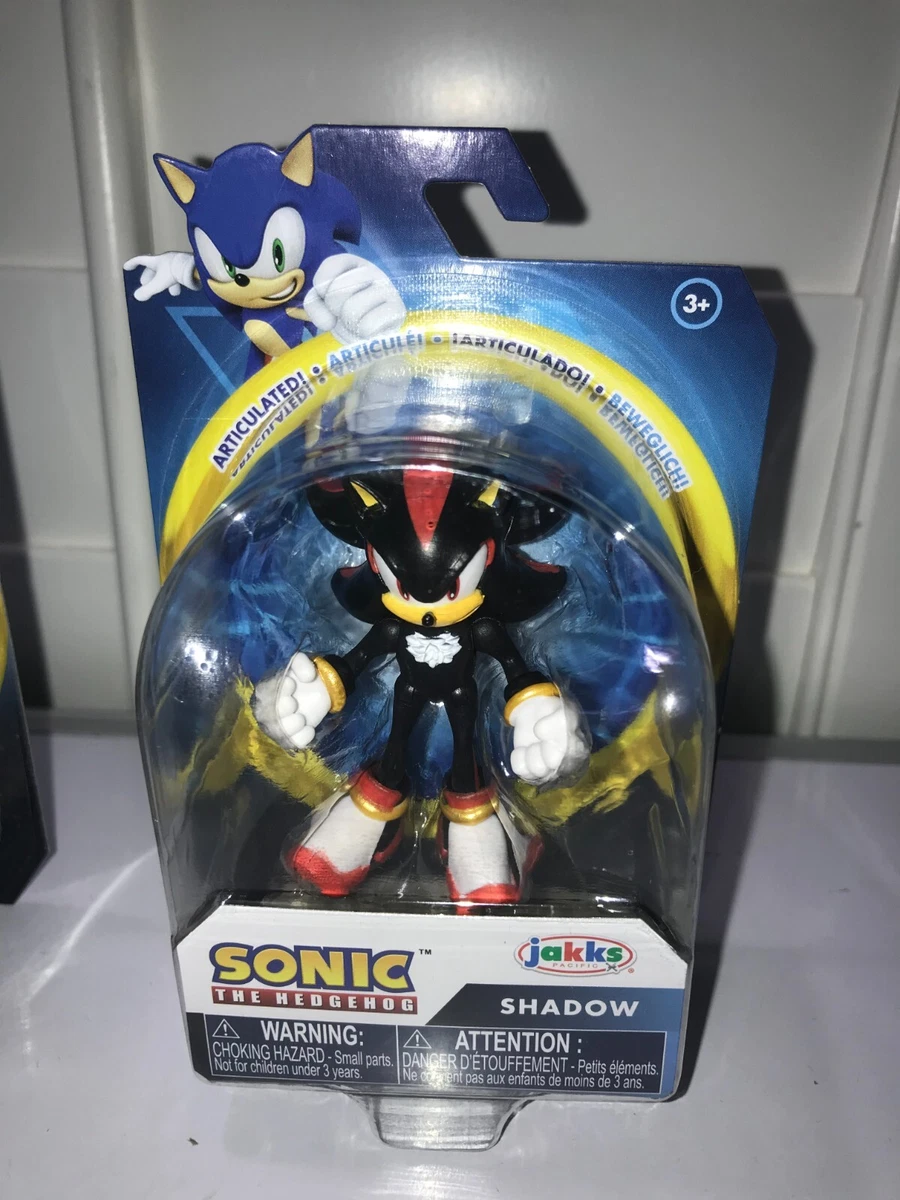 Sonic The Hedgehog SHADOW 4 Inch With Gold Rings Jakks, 40% OFF