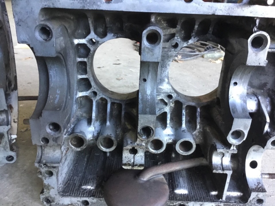 H 1600cc 1500cc engine block case Volkswagen VW air cooled bug bus ghia ...