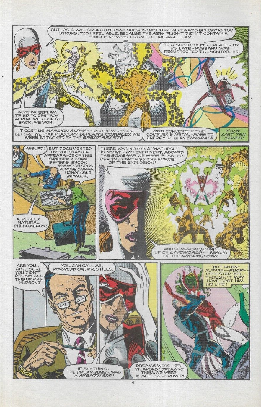 Alpha Flight Comic 61 Copper Age First Print 1988 Bill Mantlo Lee ...
