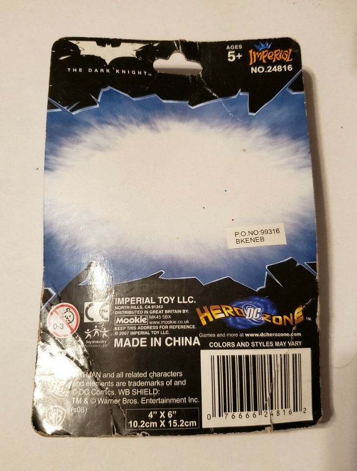 Batman The Dark Knight Imperial Yo Yo Yoyo 2007 Marvel Blue | eBay