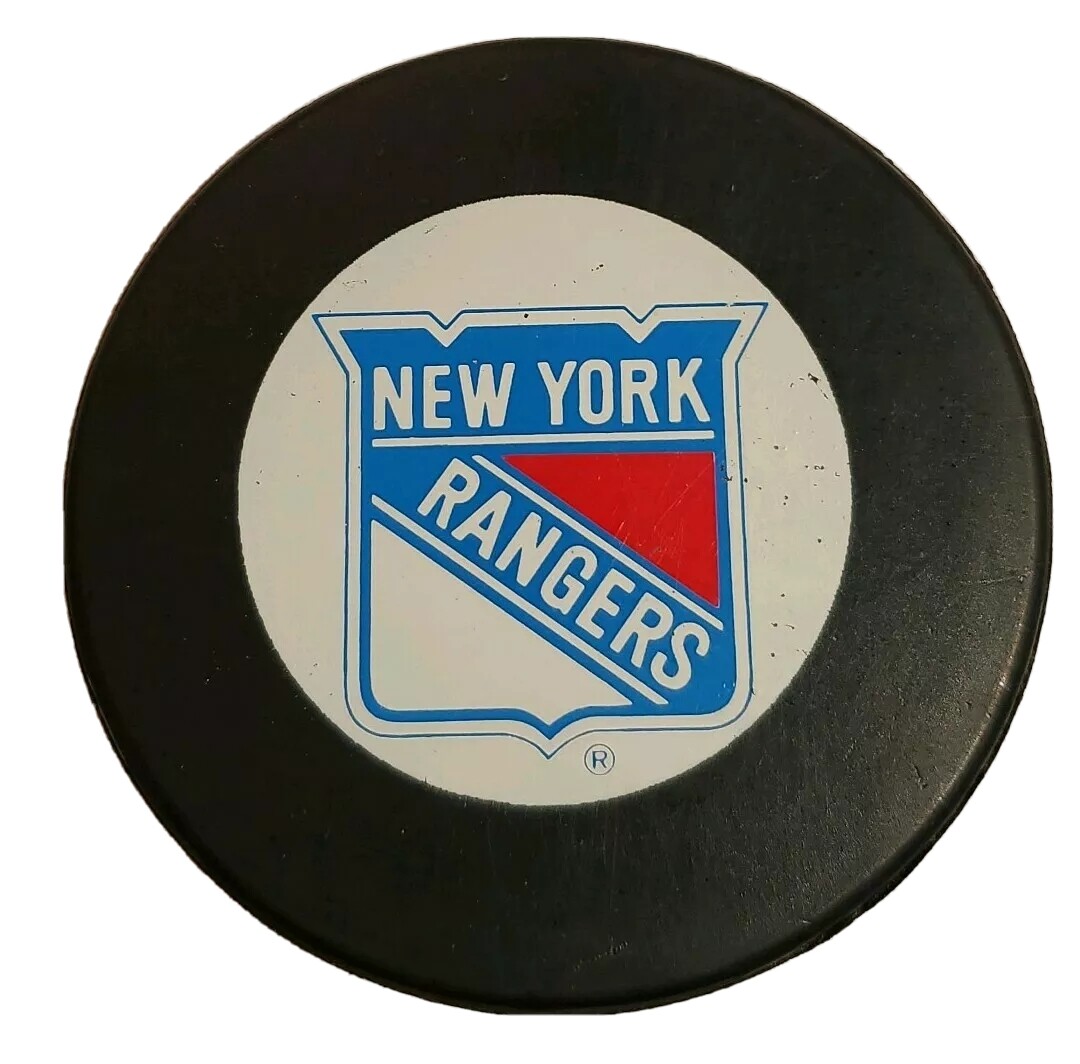 NEW YORK RANGERS NHL VINTAGE GT SLUG OFFICIAL JOHN ZIEGLER TRENCH MFG ...